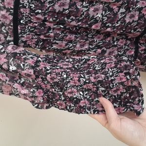 Zara | Dresses | Zara Cottage Core Floral Maxi Dress | Poshmark